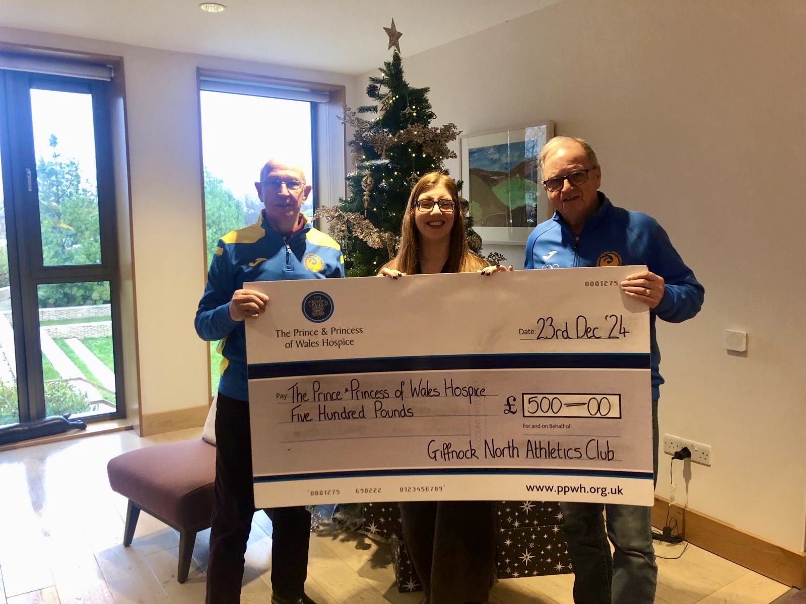 Charity Presentation – Giffnock North Athletics Club